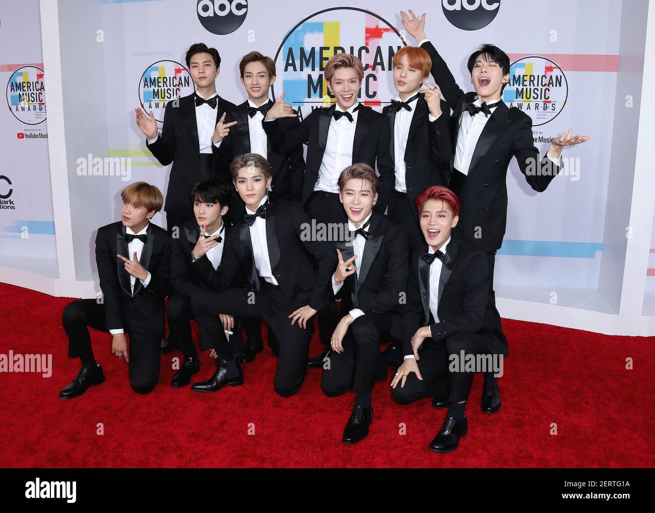 LOS ANGELES - OCTOBER 9: NCT 127 at the 2018 American Music Awards at ...