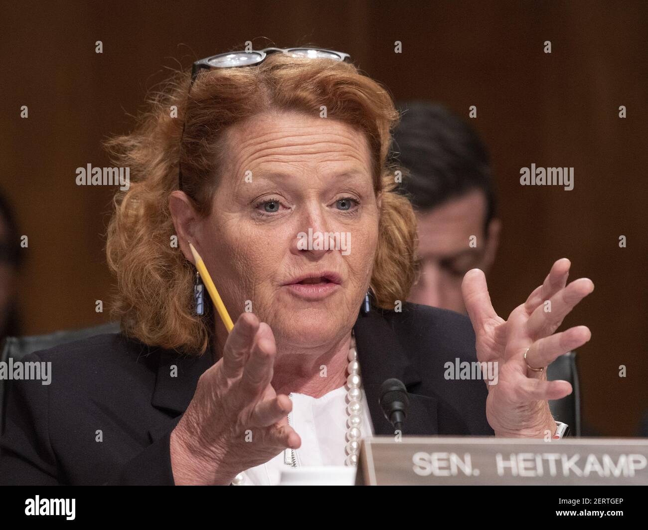 United States Senator Heidi Heitkamp (Democrat of North Dakota ...