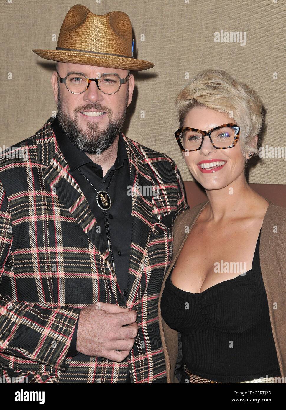 (L-R) Chris Sullivan and Rachel Reichard at HBO's "Camping" Los Angeles ...