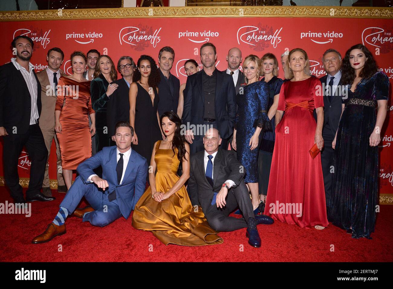 Cast members (l-R) Jack Huston, JJ Field, Radha Mitchell, Juan Pablo ...
