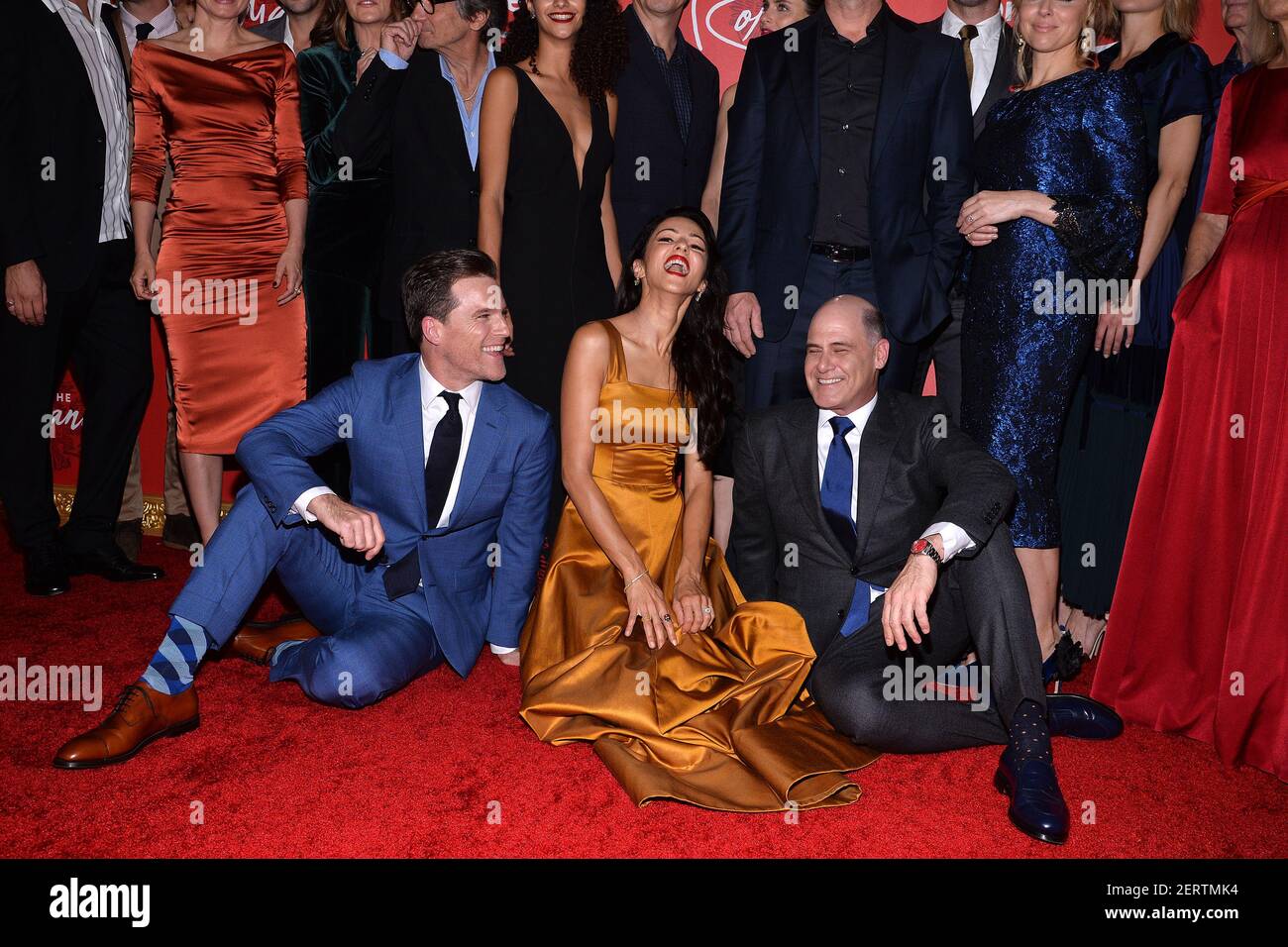 Cast members (l-R) Mike Doyle, Annet Mahendru and Director Matthew ...