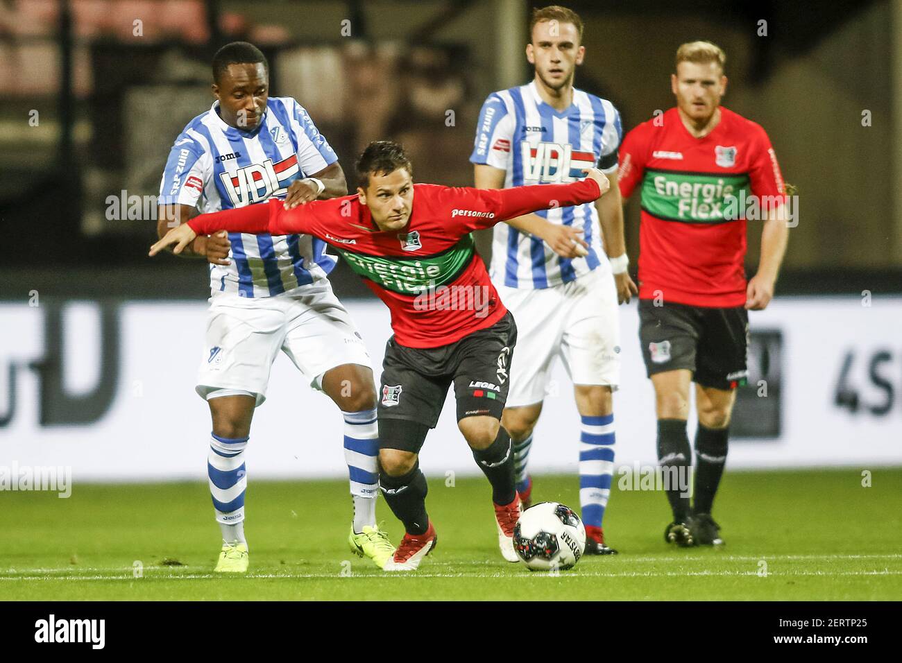 NIJMEGEN, 12-10-2018 ,Goffertstadion , NEC - Eindhoven NEC player Tom ...