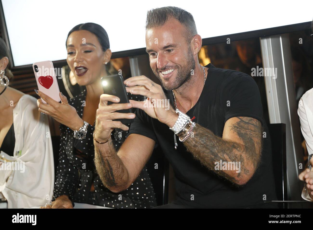 Verona Pooth, Philipp PLEIN at the Philipp PLEIN Junior Store Europas ...
