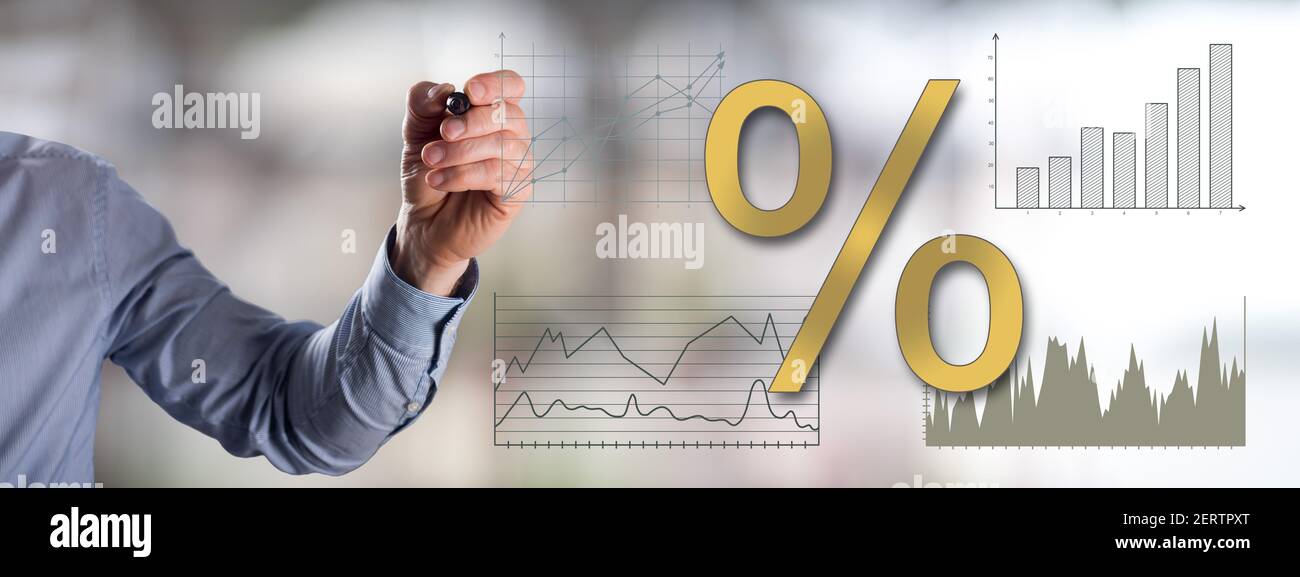 Mortgage rate man drawing hi-res stock photography and images - Alamy