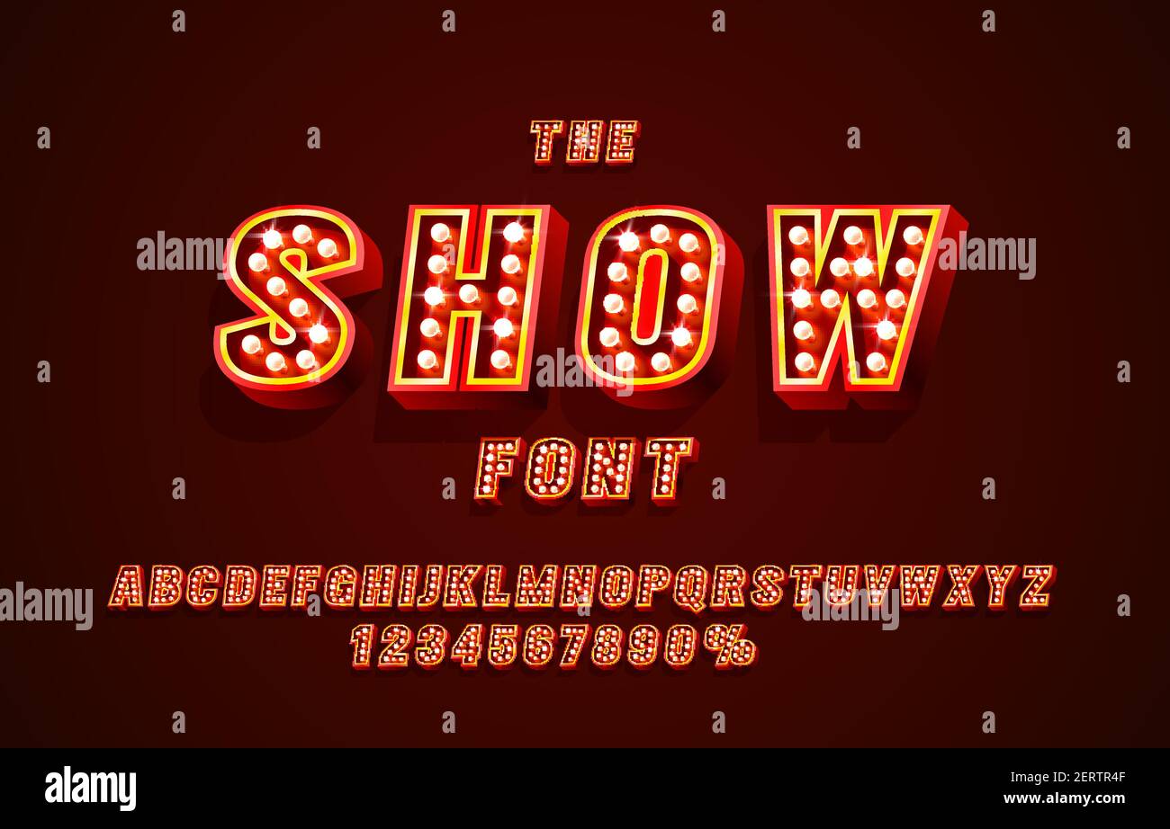 Show font set collection, letters and numbers symbol. Vector ...