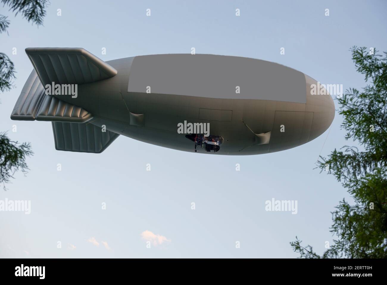 Flying Inflatable Blimp High Resolution Stock Photography and Images ...