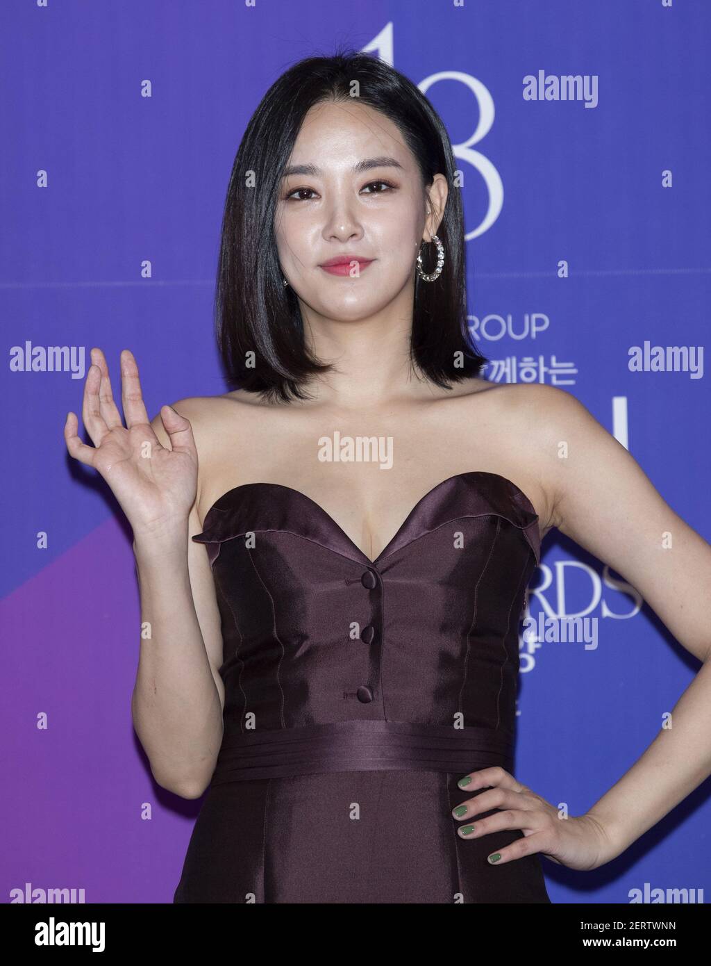 13 October 2018 - Seoul, South Korea : South Korean actress Lee Joo-yeon, former member of K-Pop ...