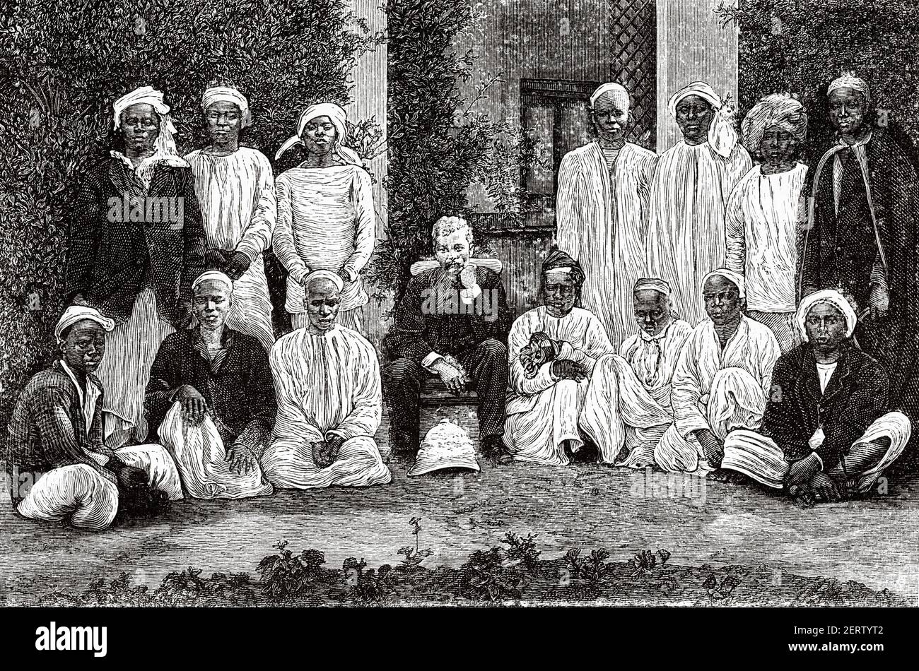 Individuals from the expeditionary corps who circled Victoria Nyanza ...