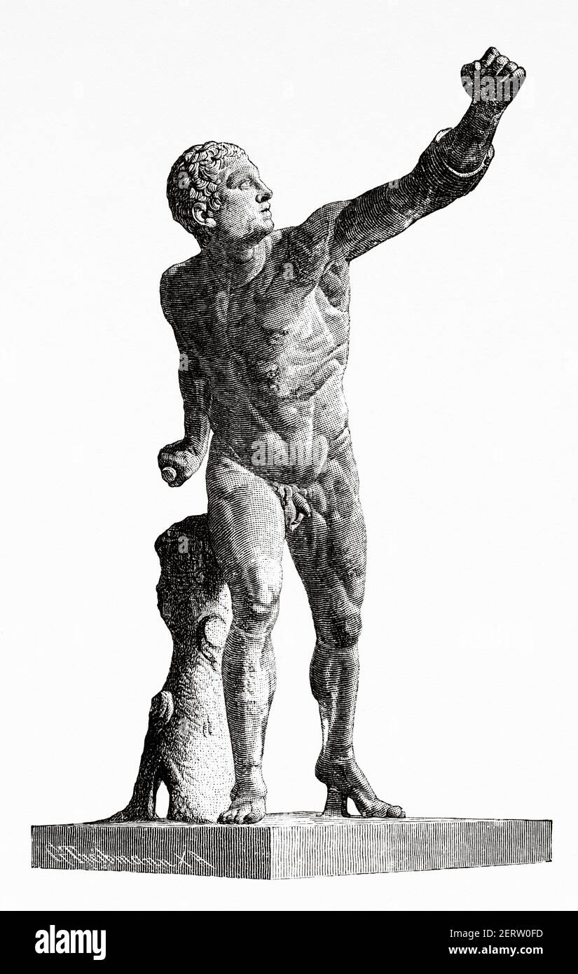 Roman gladiator illustration hi-res stock photography and images - Alamy