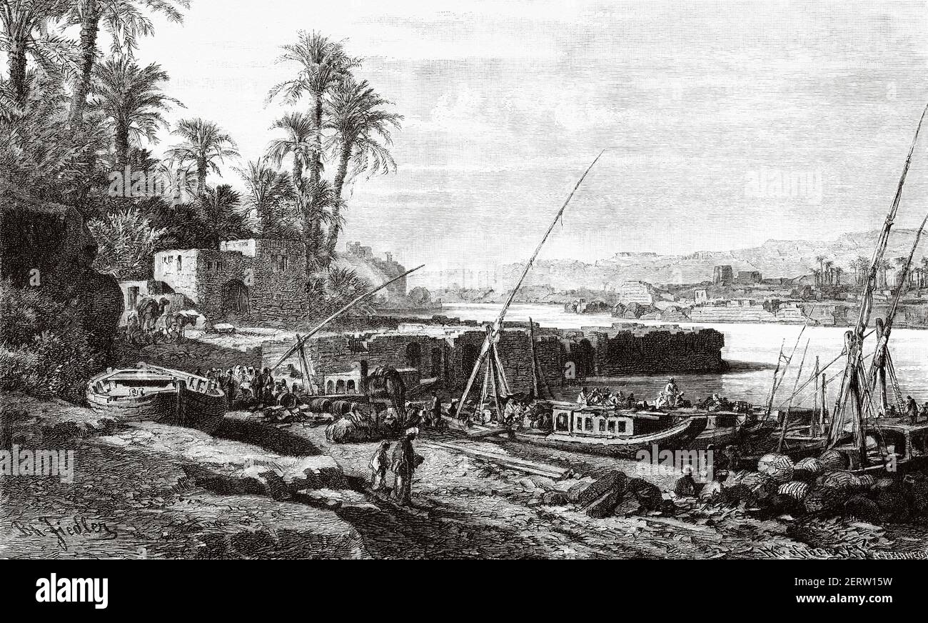 Port in ancient egypt hi-res stock photography and images - Alamy