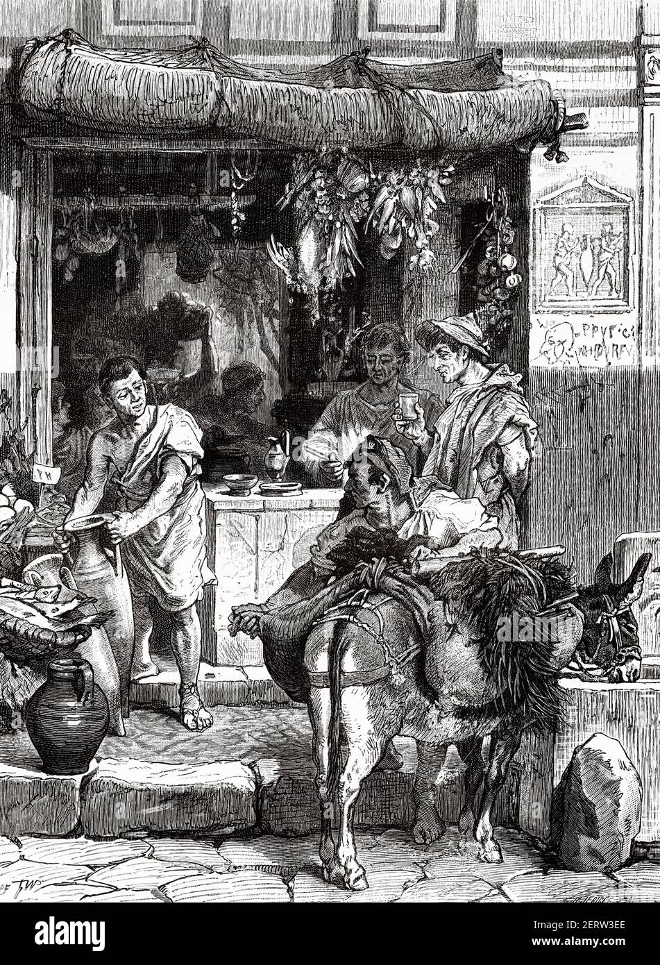 Daily life ancient rome hi-res stock photography and images - Alamy