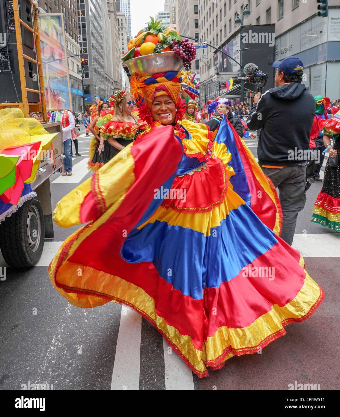 The 54th Annual Hispanic Day Parade, held along Fifth Avenue in New ...