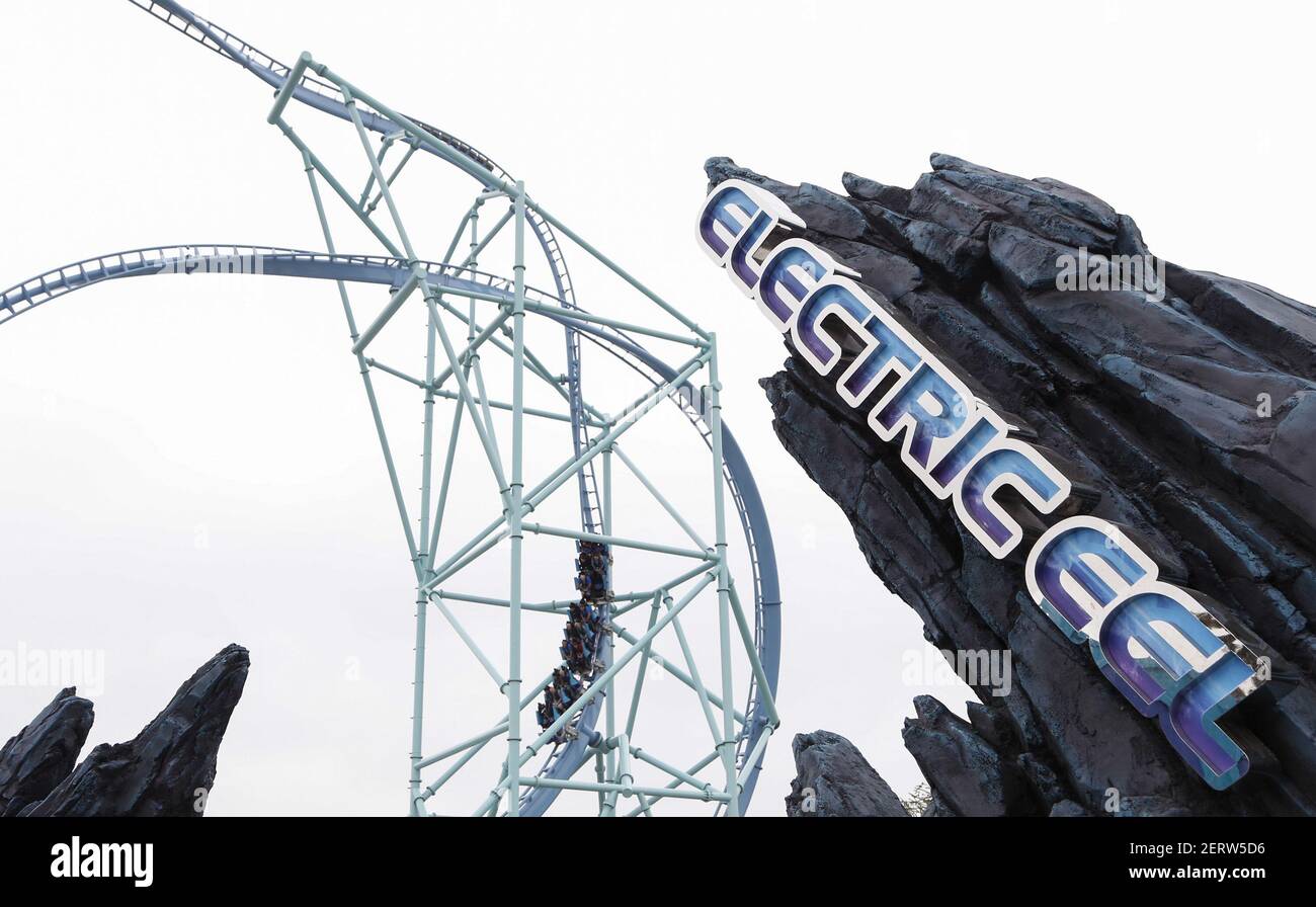 The Electric Eel, touted as San Diego's fastest, tallest coaster, makes ...