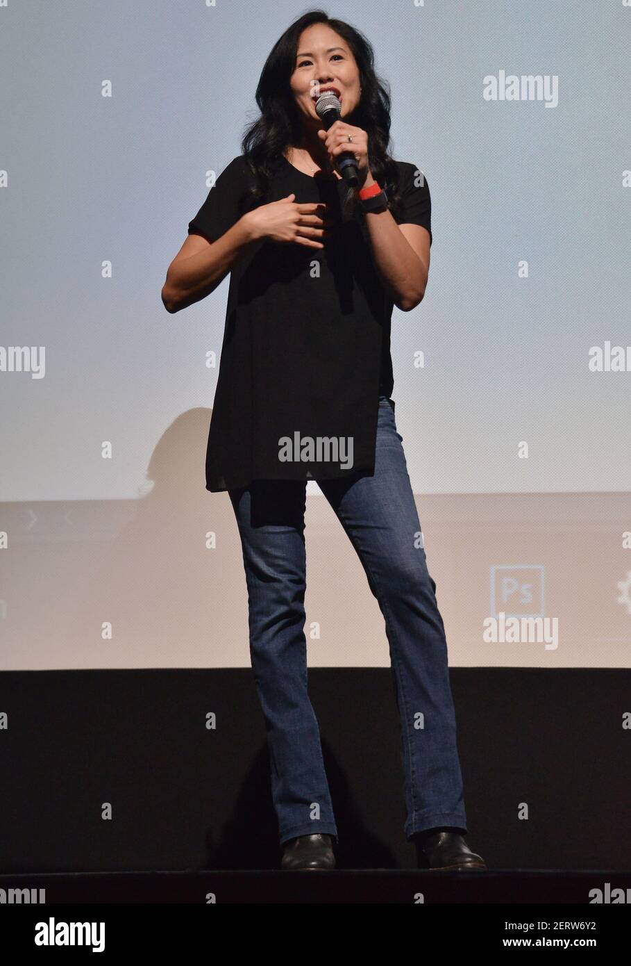 Deedee Magno Hall on stage at The Comedy Comedy Festival: A Comedy ...