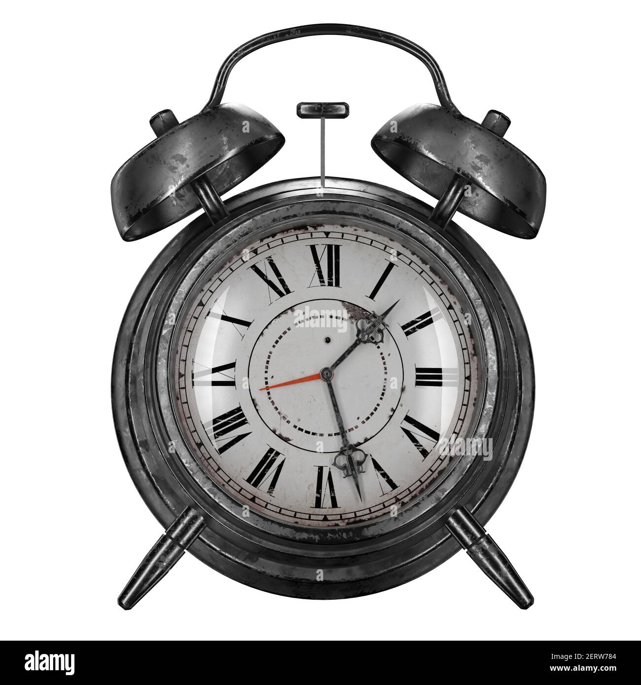 3d rendering old clock on hi-res stock photography and images - Alamy