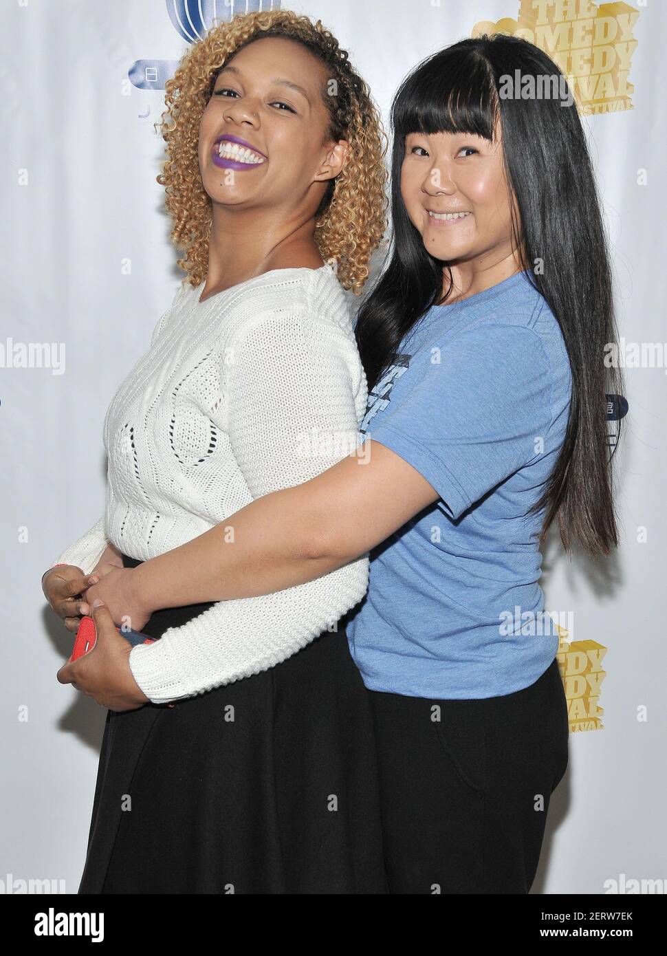 (L-R) Jiavani Linayao and Jenny Yang at The Comedy Comedy Festival: A ...