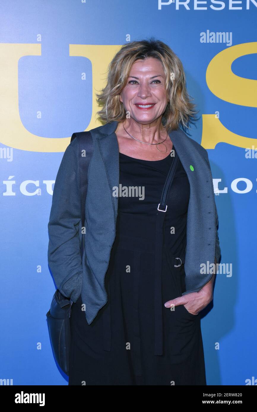 Patricia Bernal poses for photos during the red carpet of film premiere ...