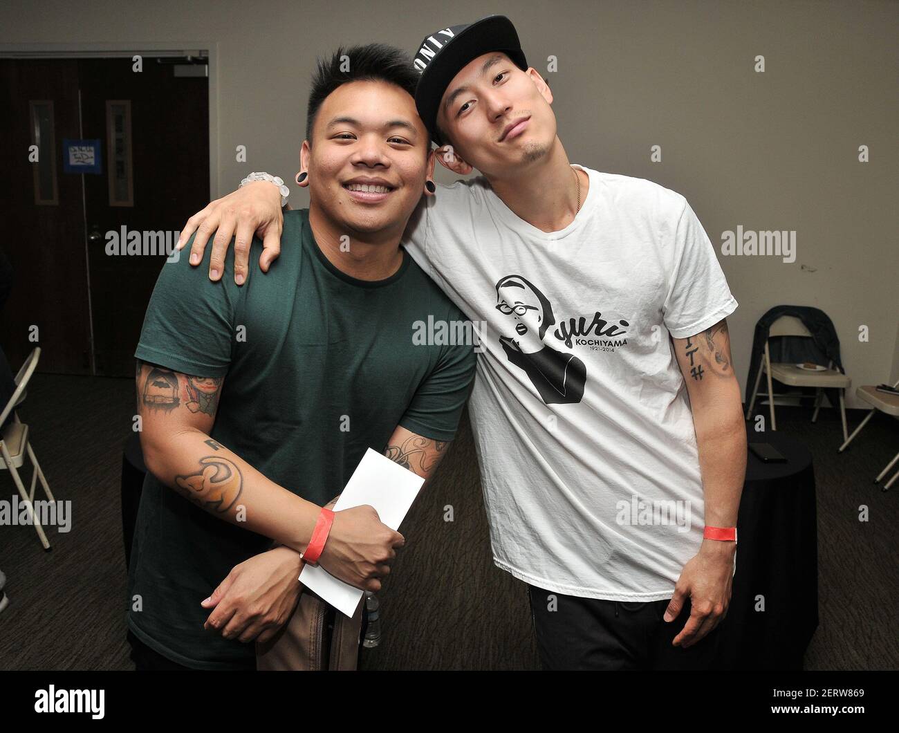 (L-R) AJ Rafael and Jake Choi at The Comedy Comedy Festival Presents ...