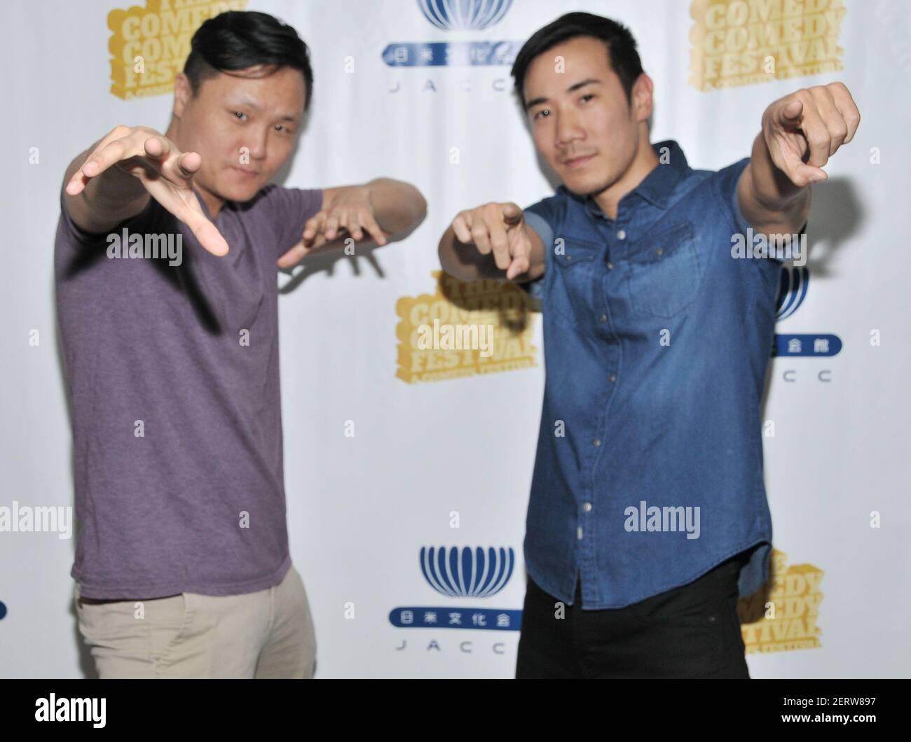 (L-R) SeventhGrade - Chuck Maa and Geo Lee at The Comedy Comedy Festival Presents The Musical ...