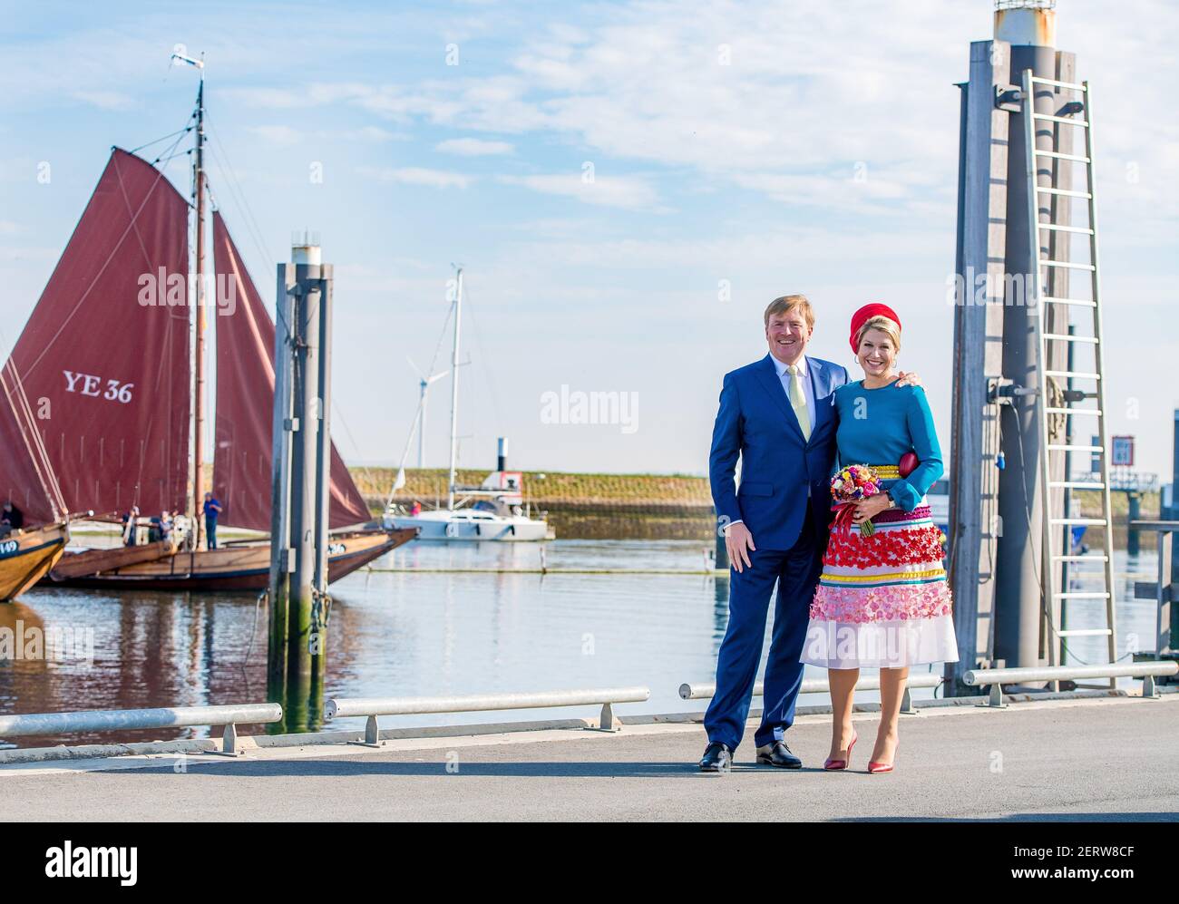 King Willem-Alexander and Queen Maxima of The Netherlands during a ...
