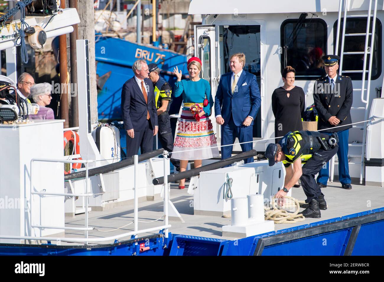 King Willem-Alexander and Queen Maxima of The Netherlands during a ...