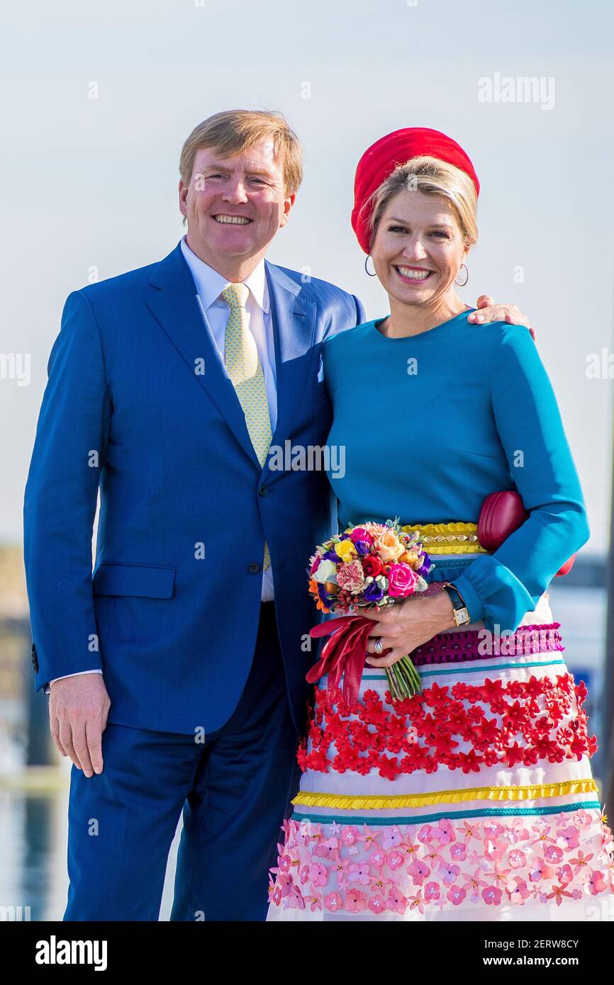 King Willem-Alexander and Queen Maxima of The Netherlands during a ...