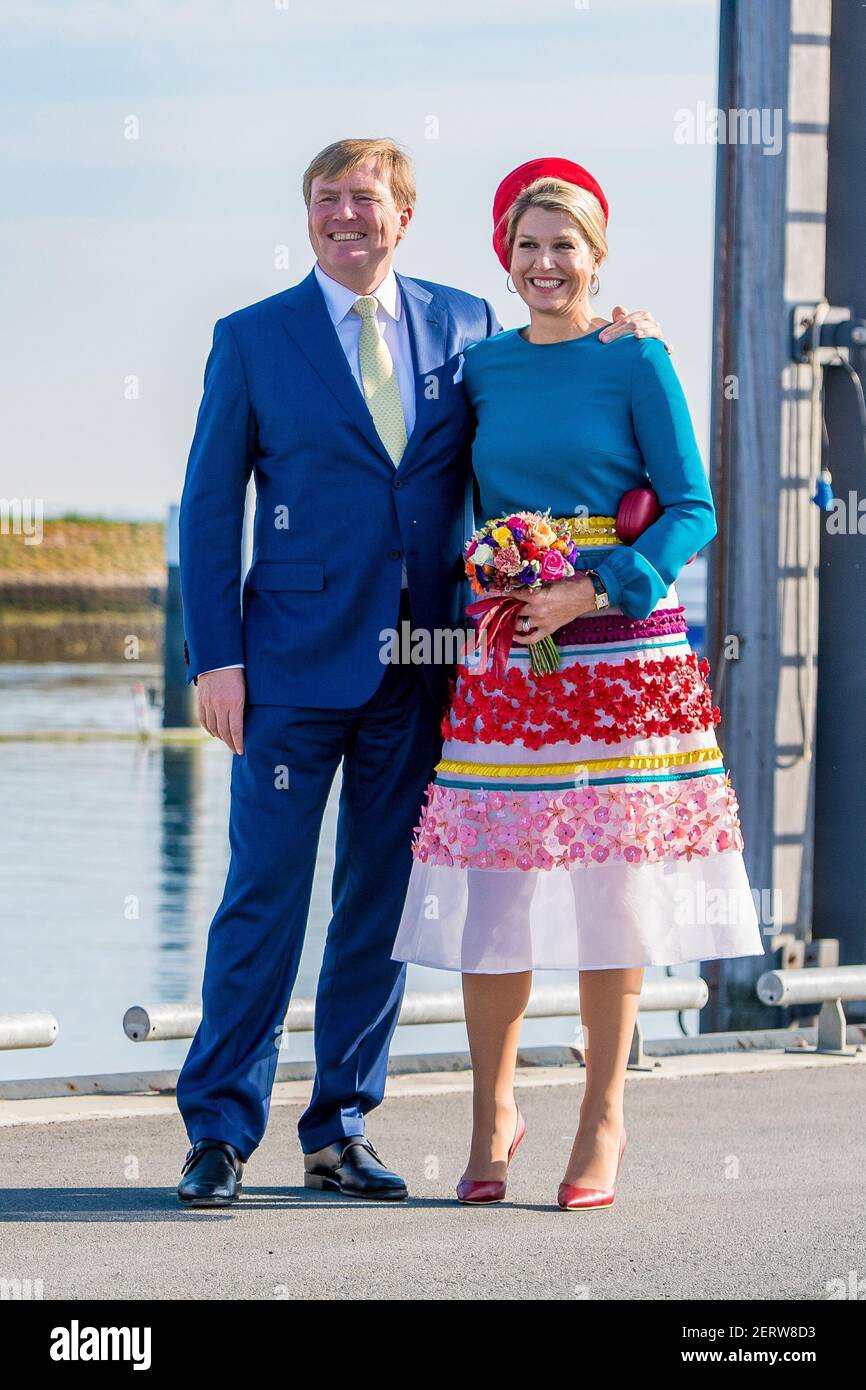 King Willem-Alexander and Queen Maxima of The Netherlands during a ...