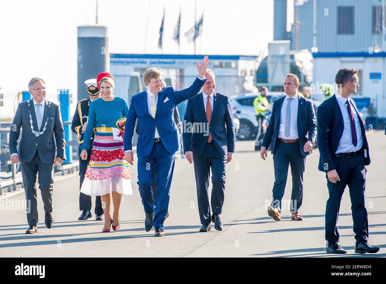 King Willem-Alexander and Queen Maxima of The Netherlands during a ...