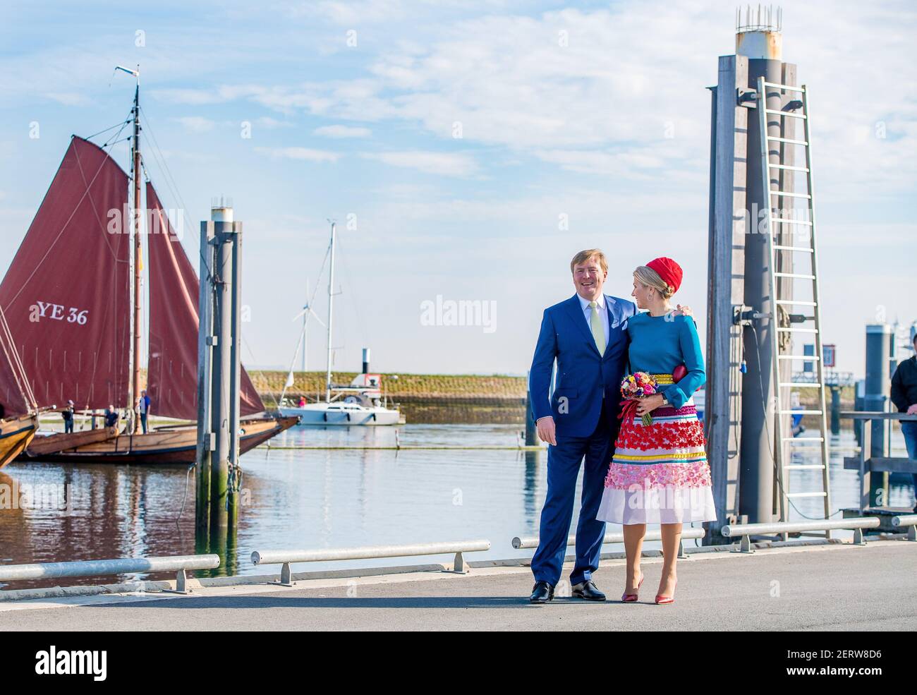 King Willem-Alexander and Queen Maxima of The Netherlands during a ...