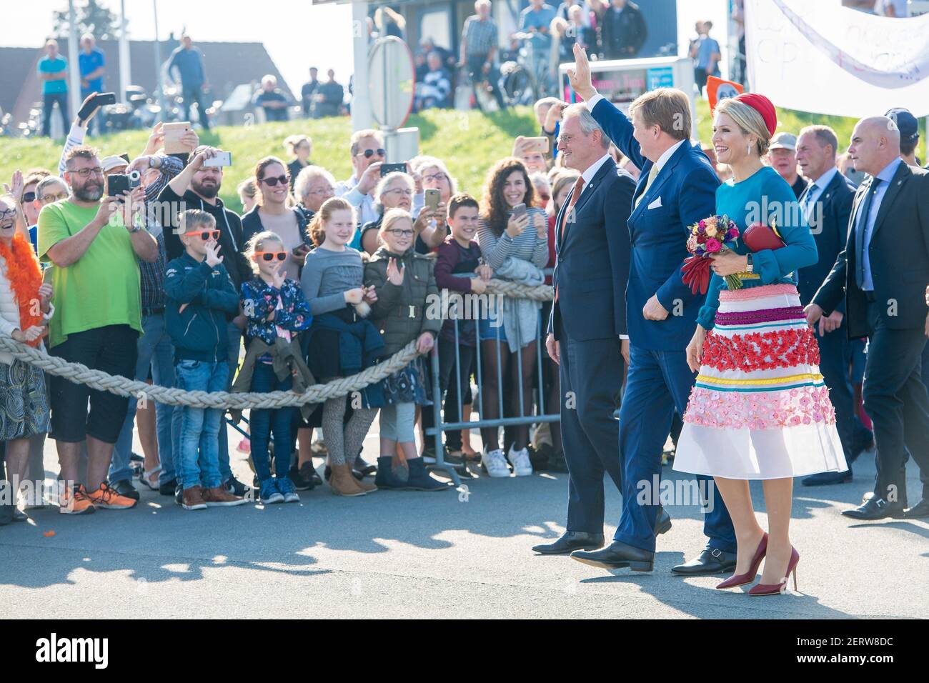 King Willem-Alexander and Queen Maxima of The Netherlands during a ...