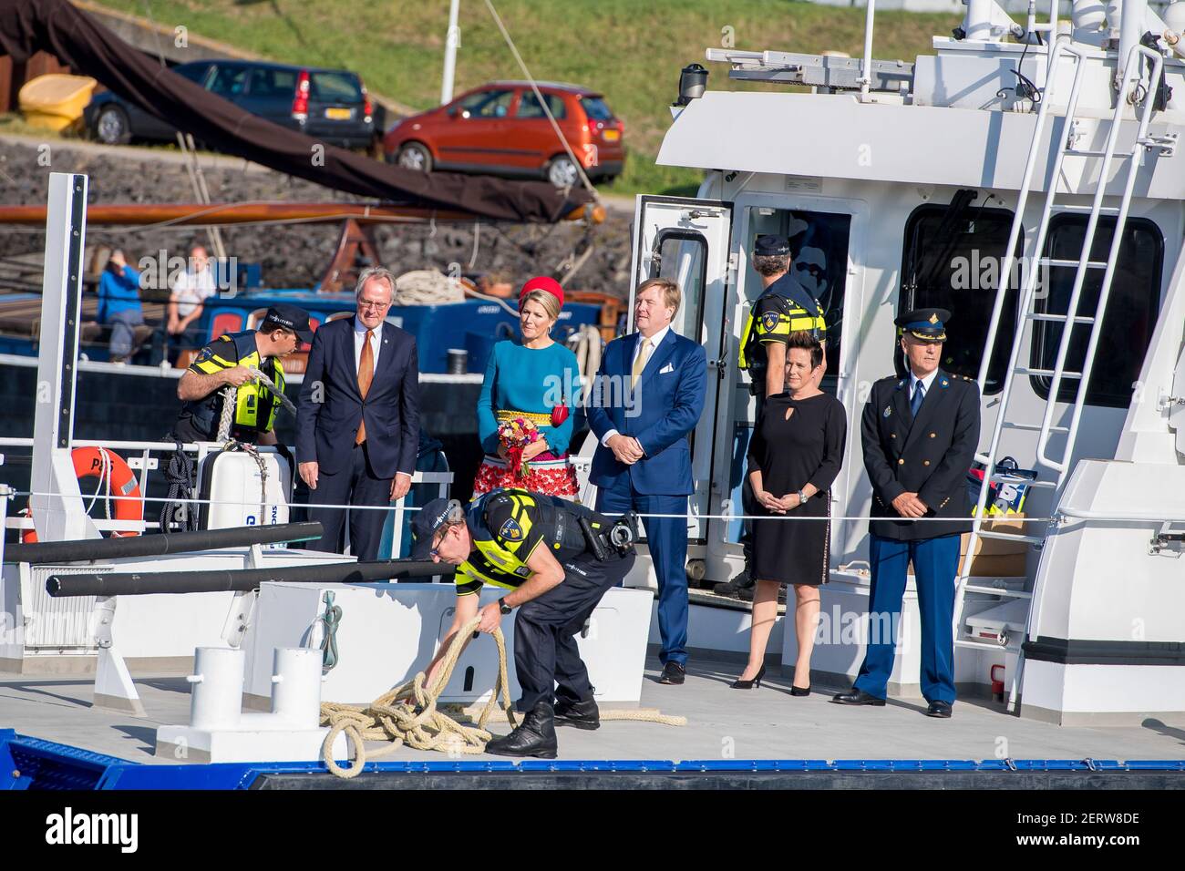 King Willem-Alexander and Queen Maxima of The Netherlands during a ...