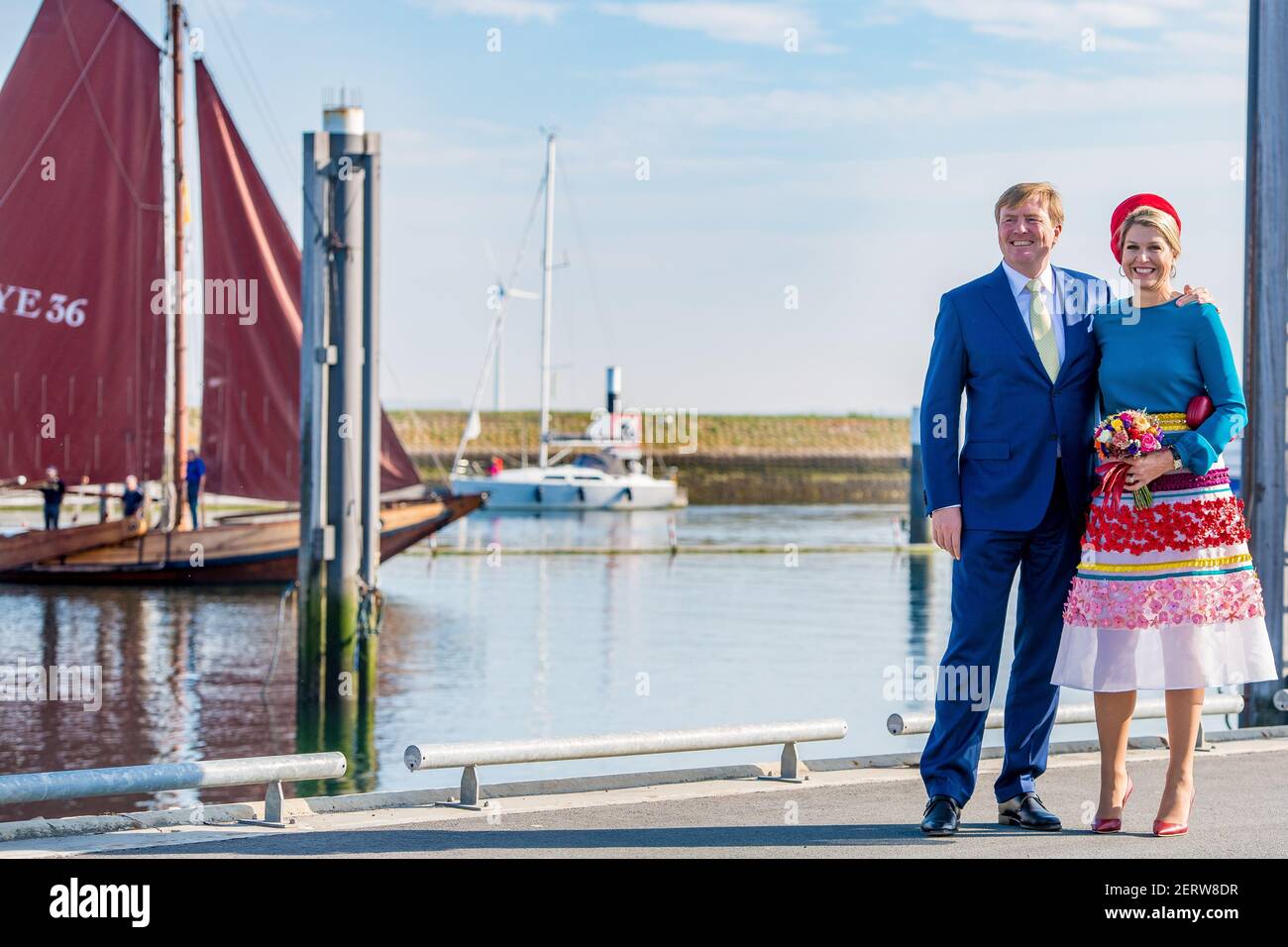 King Willem-Alexander and Queen Maxima of The Netherlands during a ...
