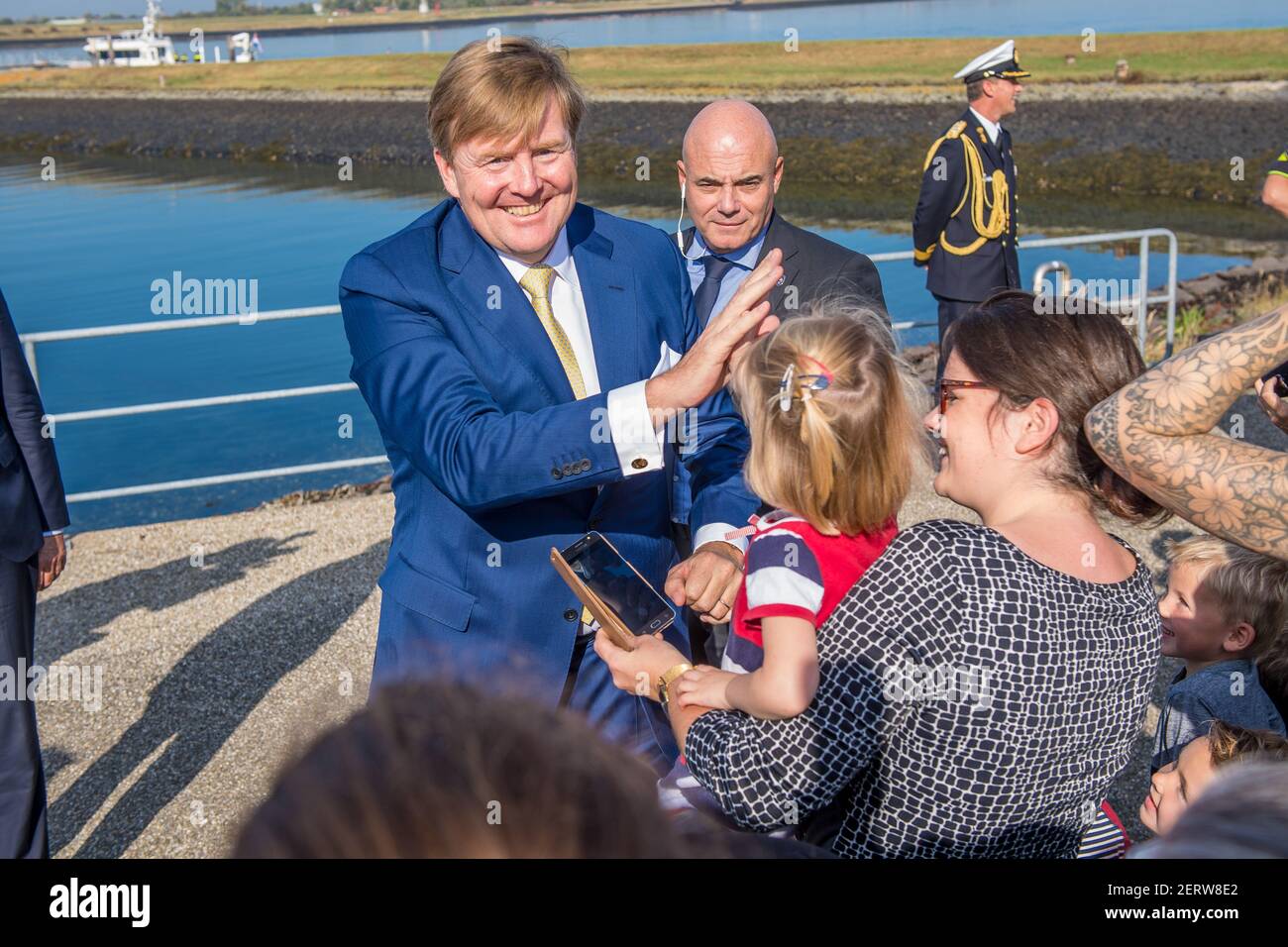 King Willem-Alexander of the Netherlands during their regional visit to ...