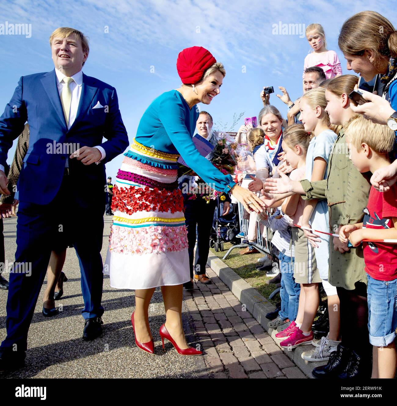 16-10-2018 Zeeland Queen Maxima and King Willem-Alexander visiting ...