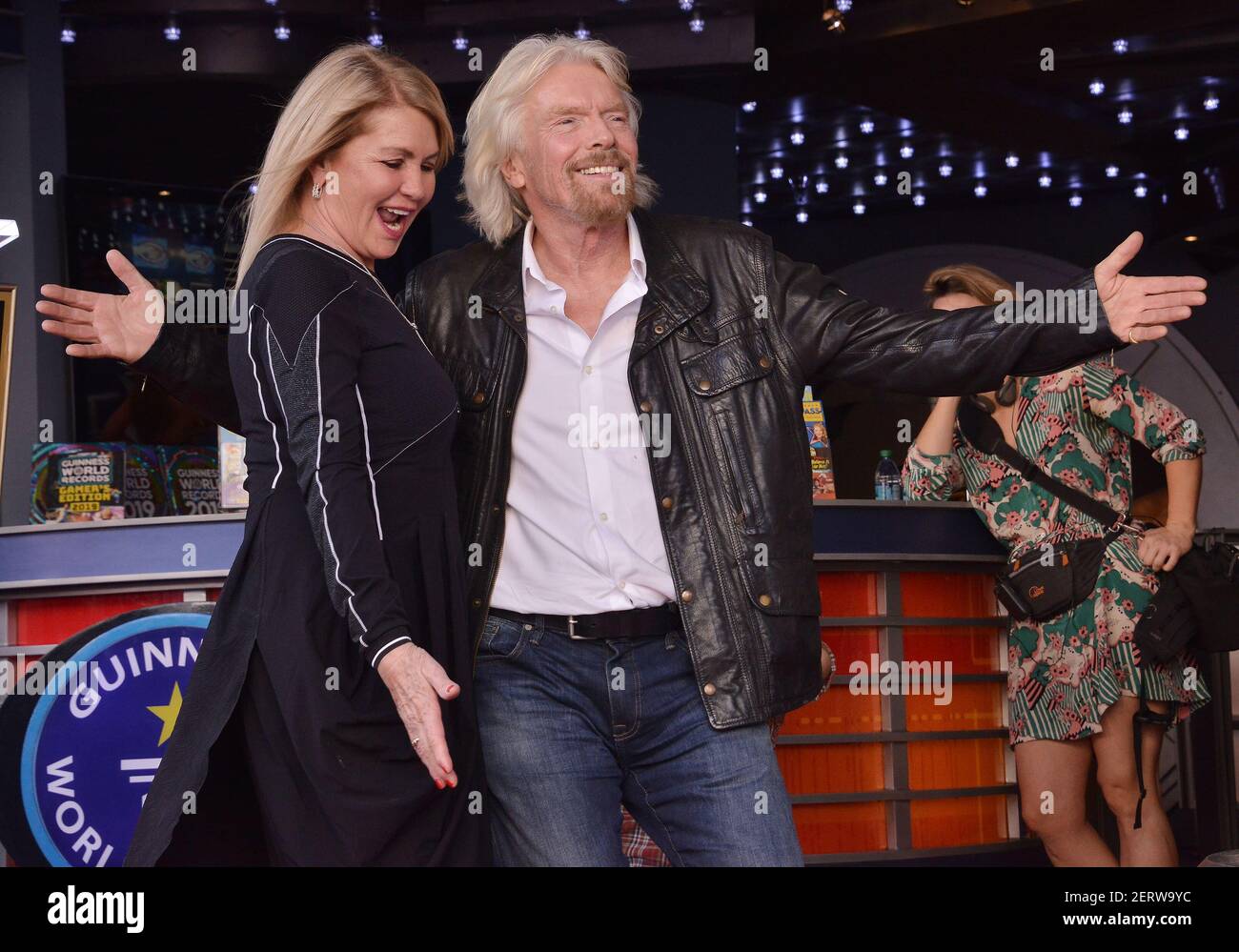 (L-R) Joan Templeman and Husband Sir Richard Branson at the Sir Richard ...