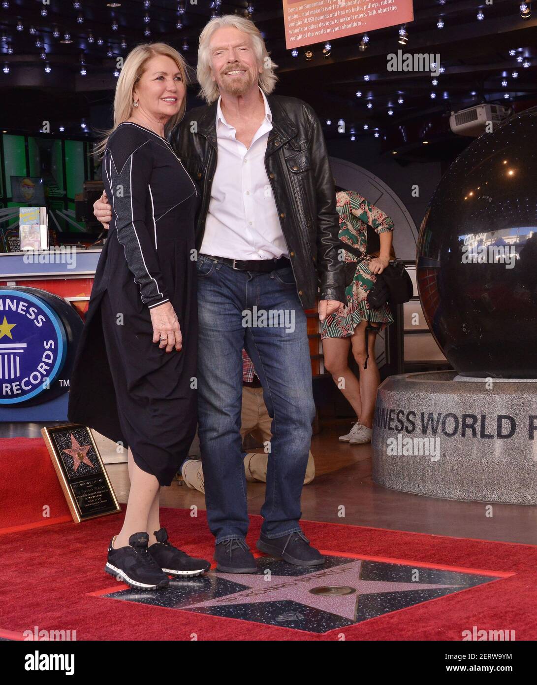 (L-R) Joan Templeman and Husband Sir Richard Branson at the Sir Richard ...