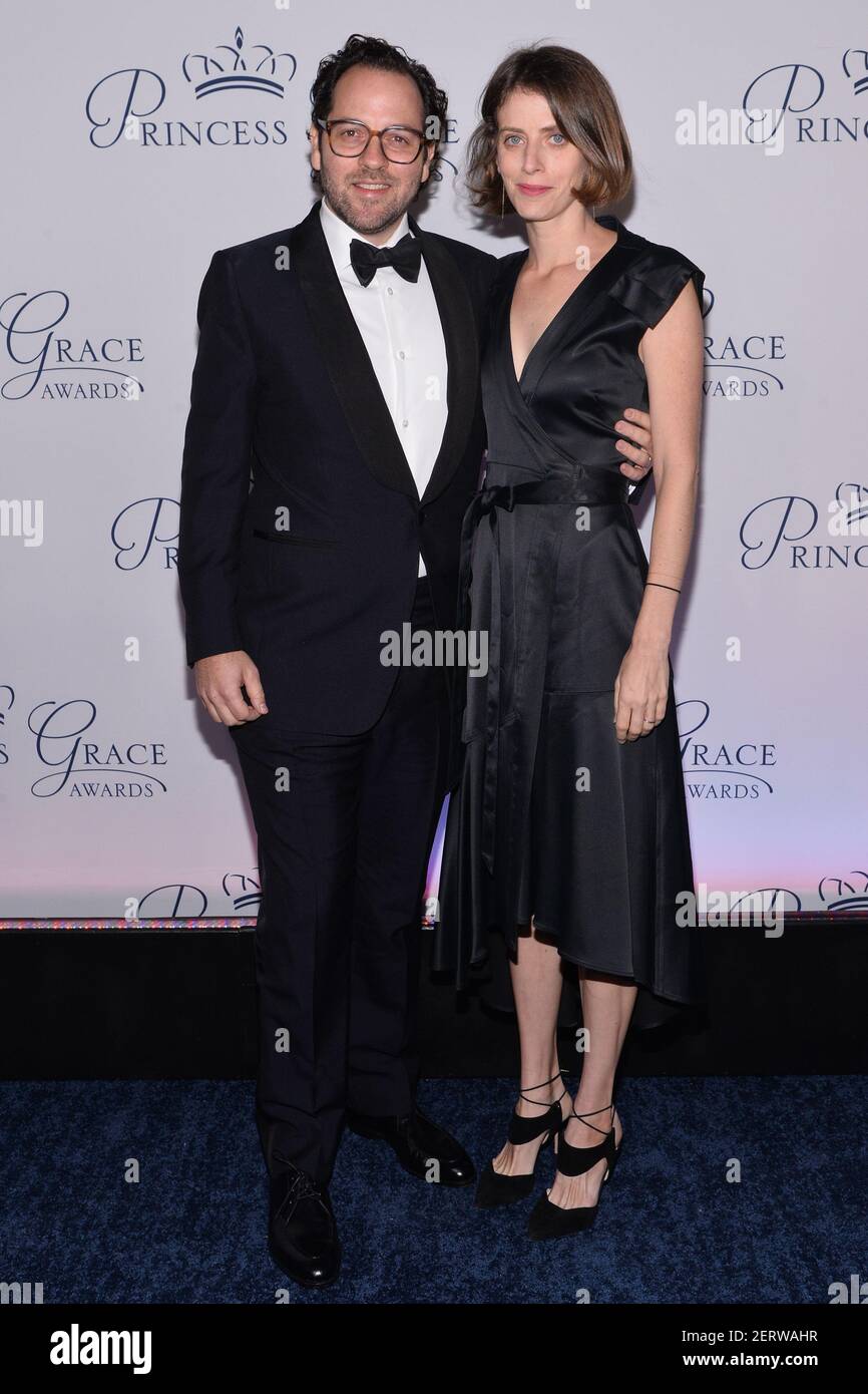 (L-R) Sam Gold and Amy Herzog attend the 2018 Princess Grace Awards ...