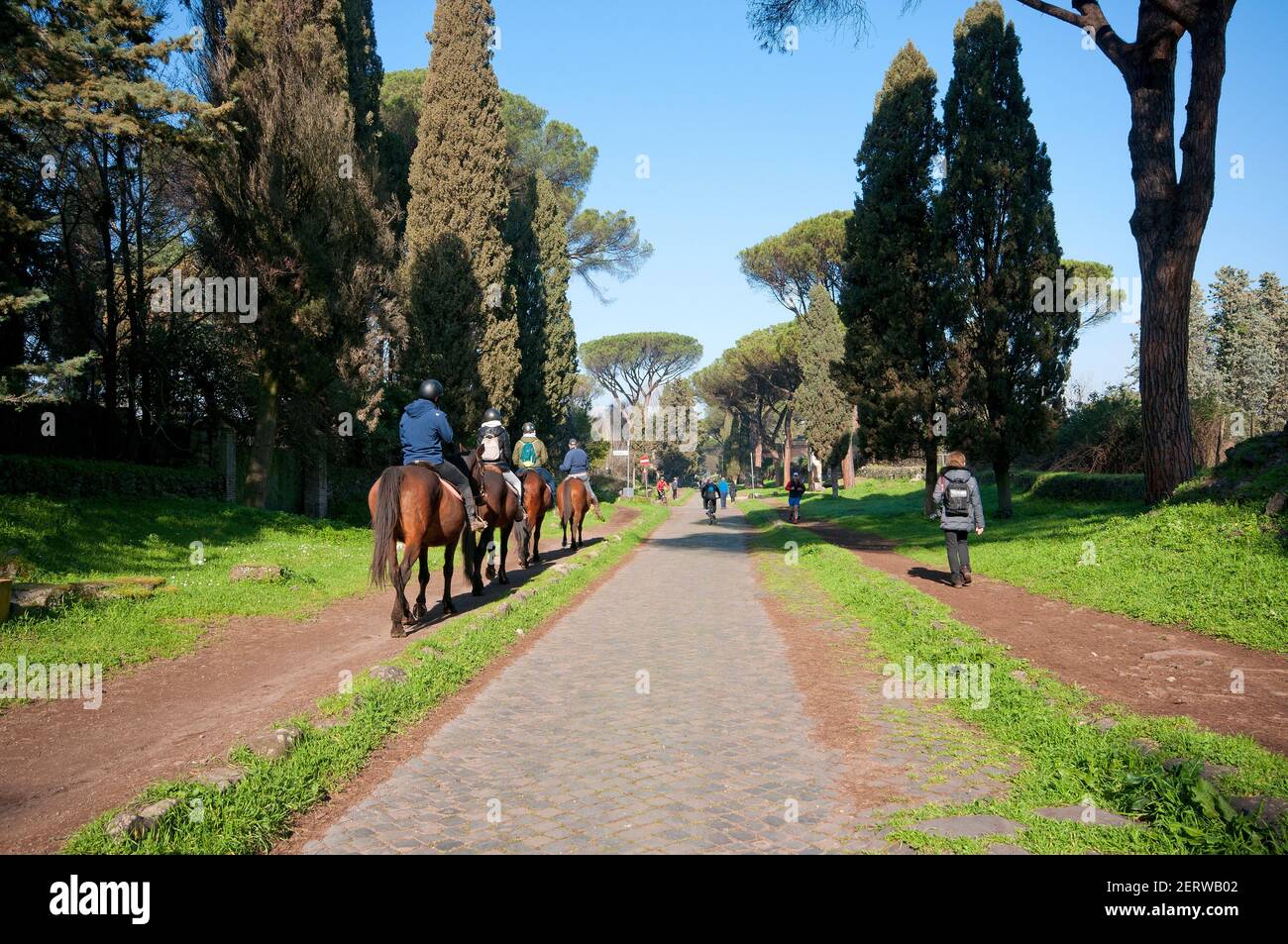 Horse riding and hiking in Via Appia Antica, Appia Antica Regional Park ...