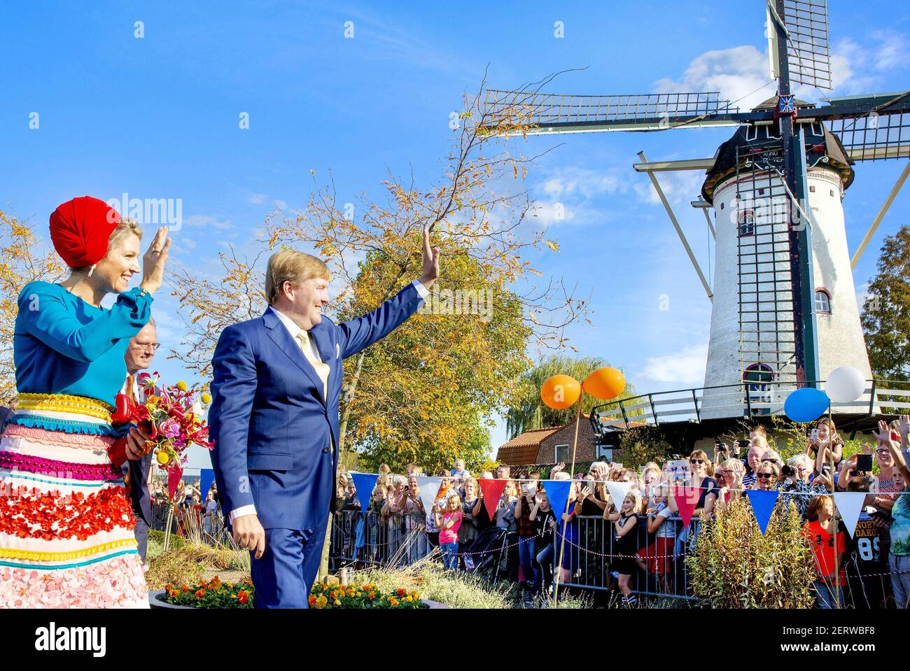 16-10-2018 Zeeland Queen Maxima and King Willem-Alexander visiting ...