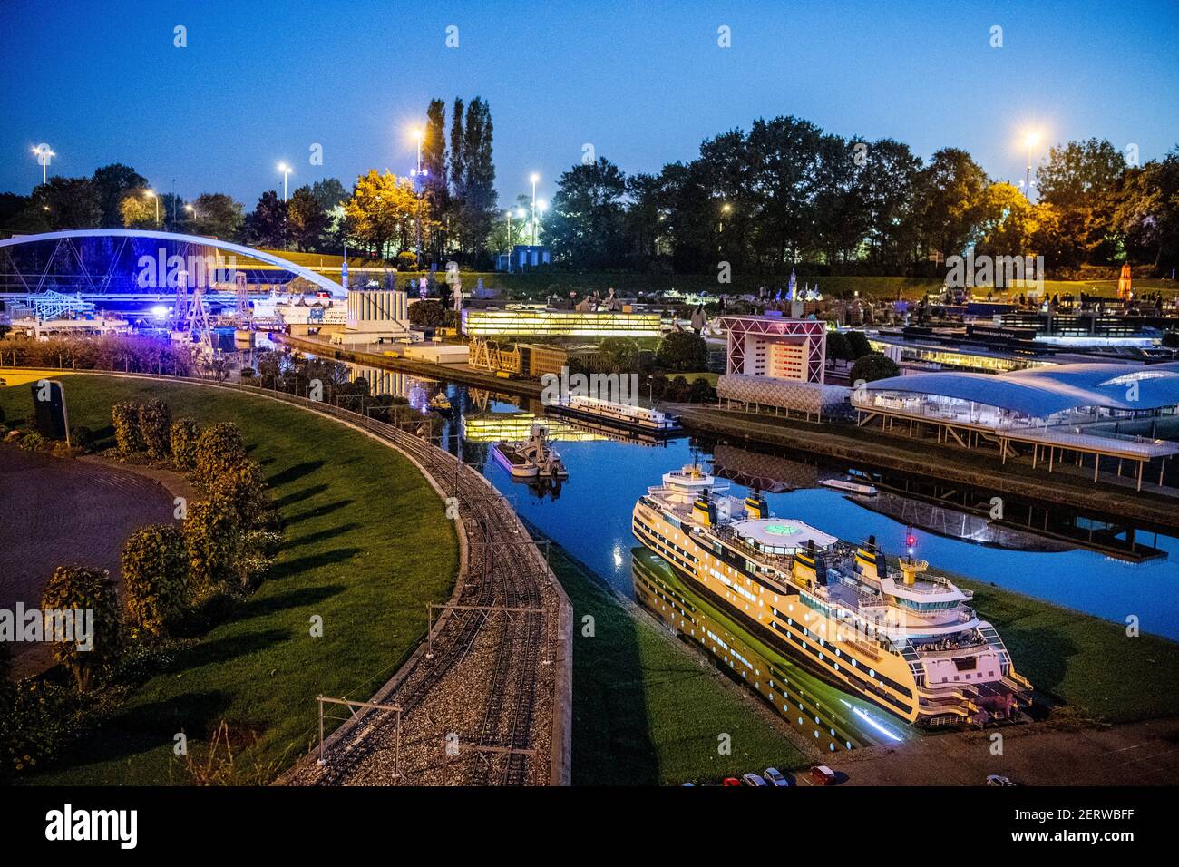 THE HAGUE - The minature parc netherlands Madorodam . Madurodam is a ...