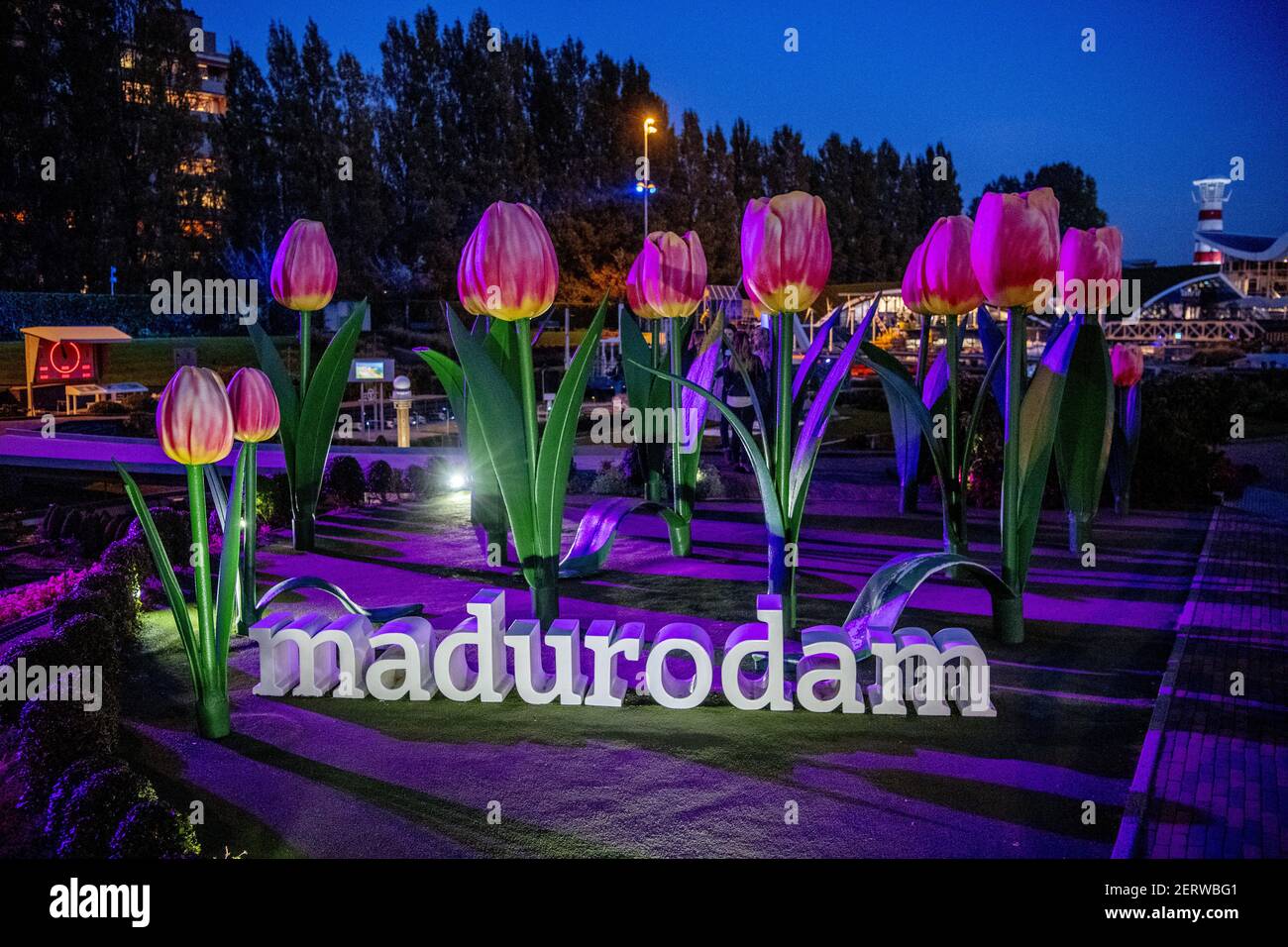 THE HAGUE - The minature parc netherlands Madorodam . Madurodam is a ...