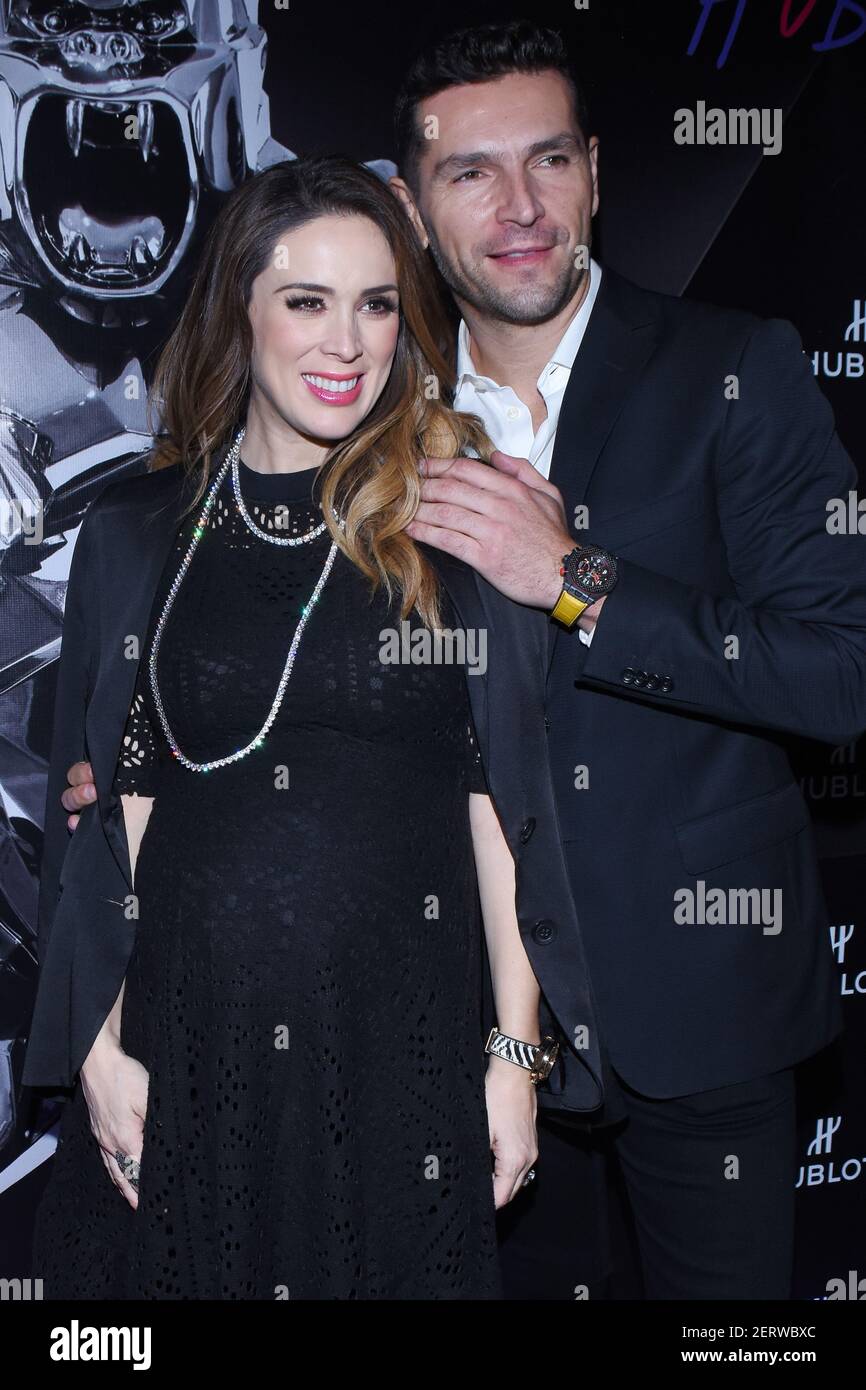 Martin Fuentes and Jacqueline Bracamontes poses for photos during the ...