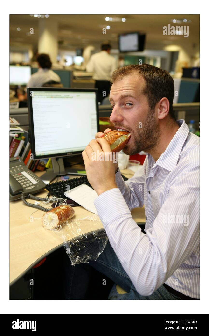 Simon Usborne cooks a pack lunch and eats in the office. Tuna and Onion ...