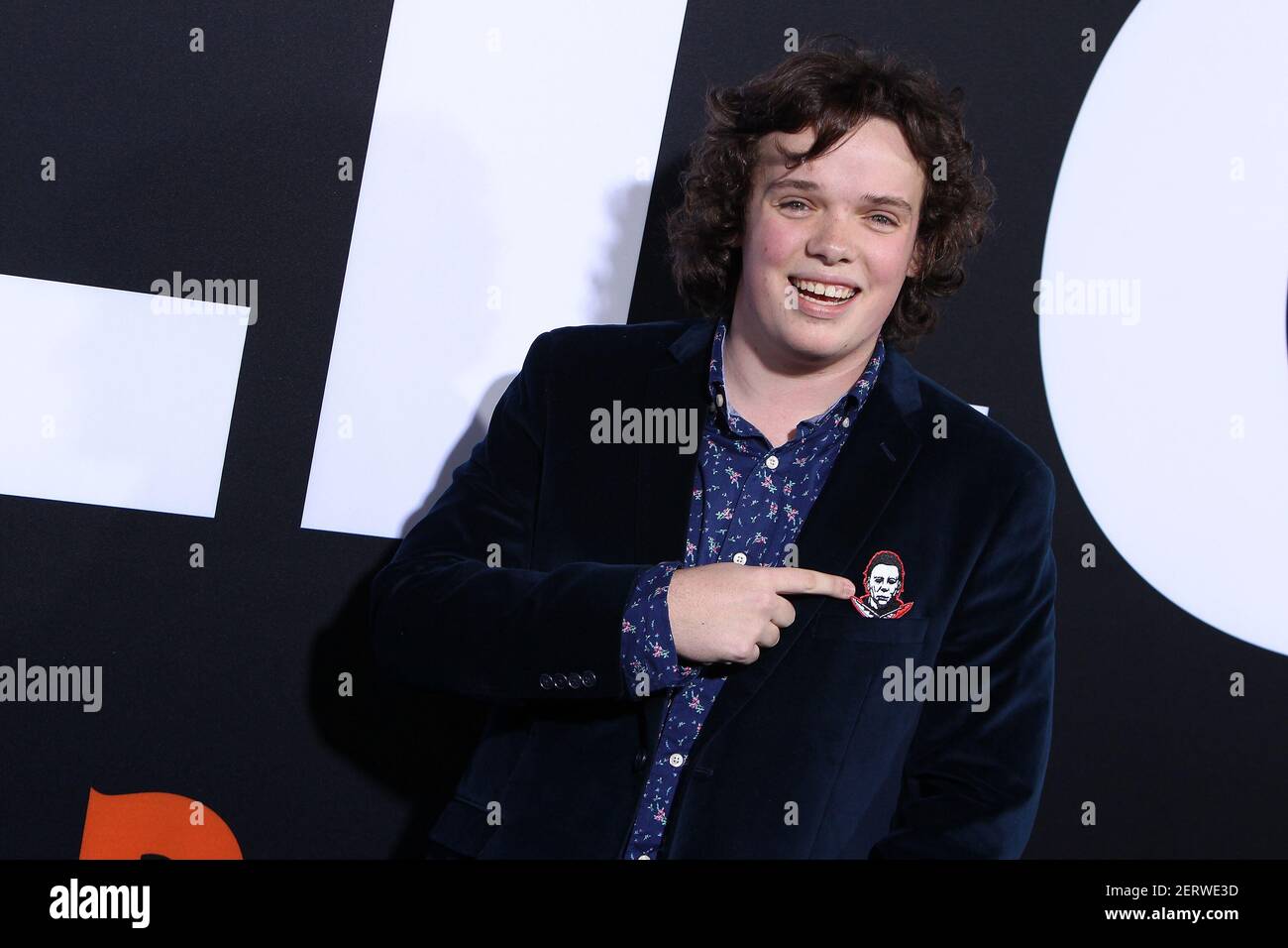 Drew Scheid attends the Universal Pictures "Halloween" Premiere held at ...