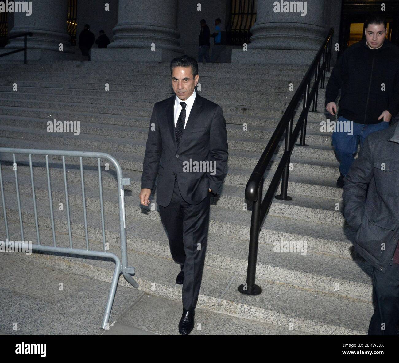 Joseph "Skinny Joey" Merlino leaves Manhattan Federal Court in New York ...