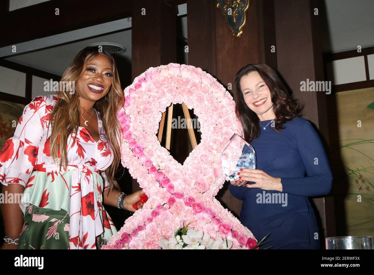 LOS ANGELES - OCT 16: Breshan Shaw, Fran Drescher at the Women ...