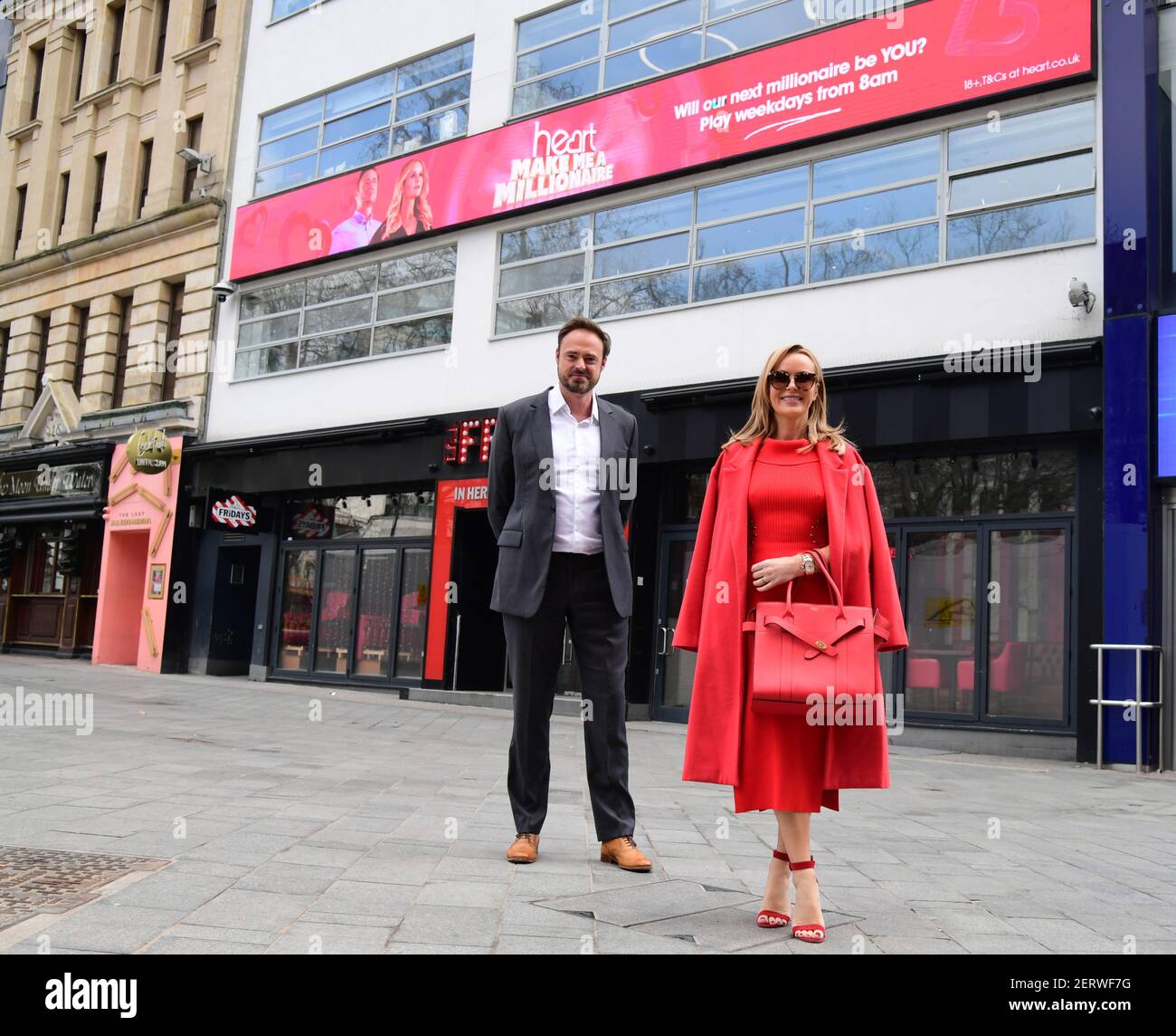 Heart radio studios in leicester square hi-res stock photography and ...