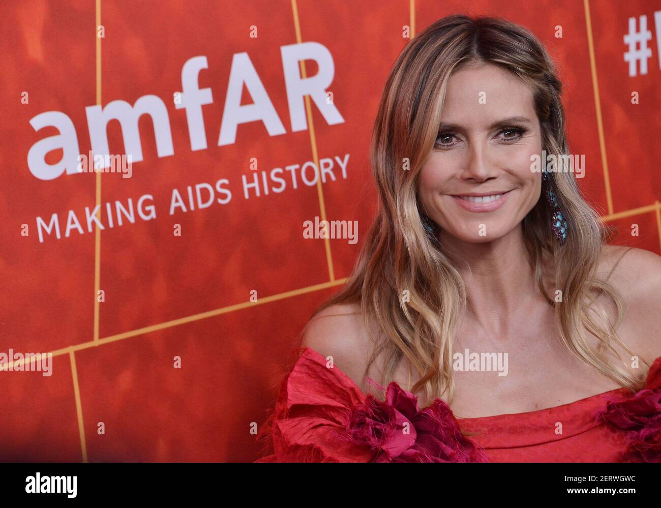 Heidi Klum arrives at the amfAR Gala Los Angeles 2018 held at the ...