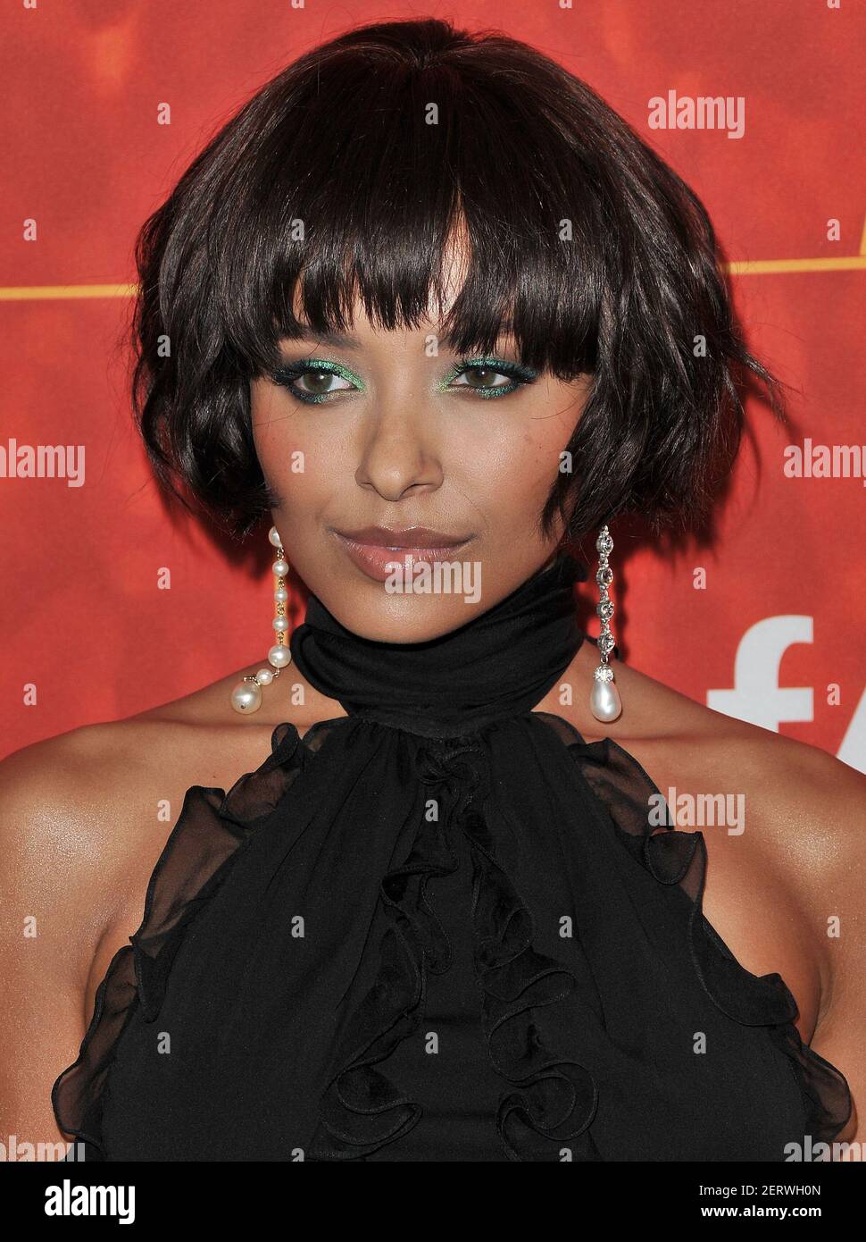 Kat Graham arrives at the amfAR Gala Los Angeles 2018 held at the ...