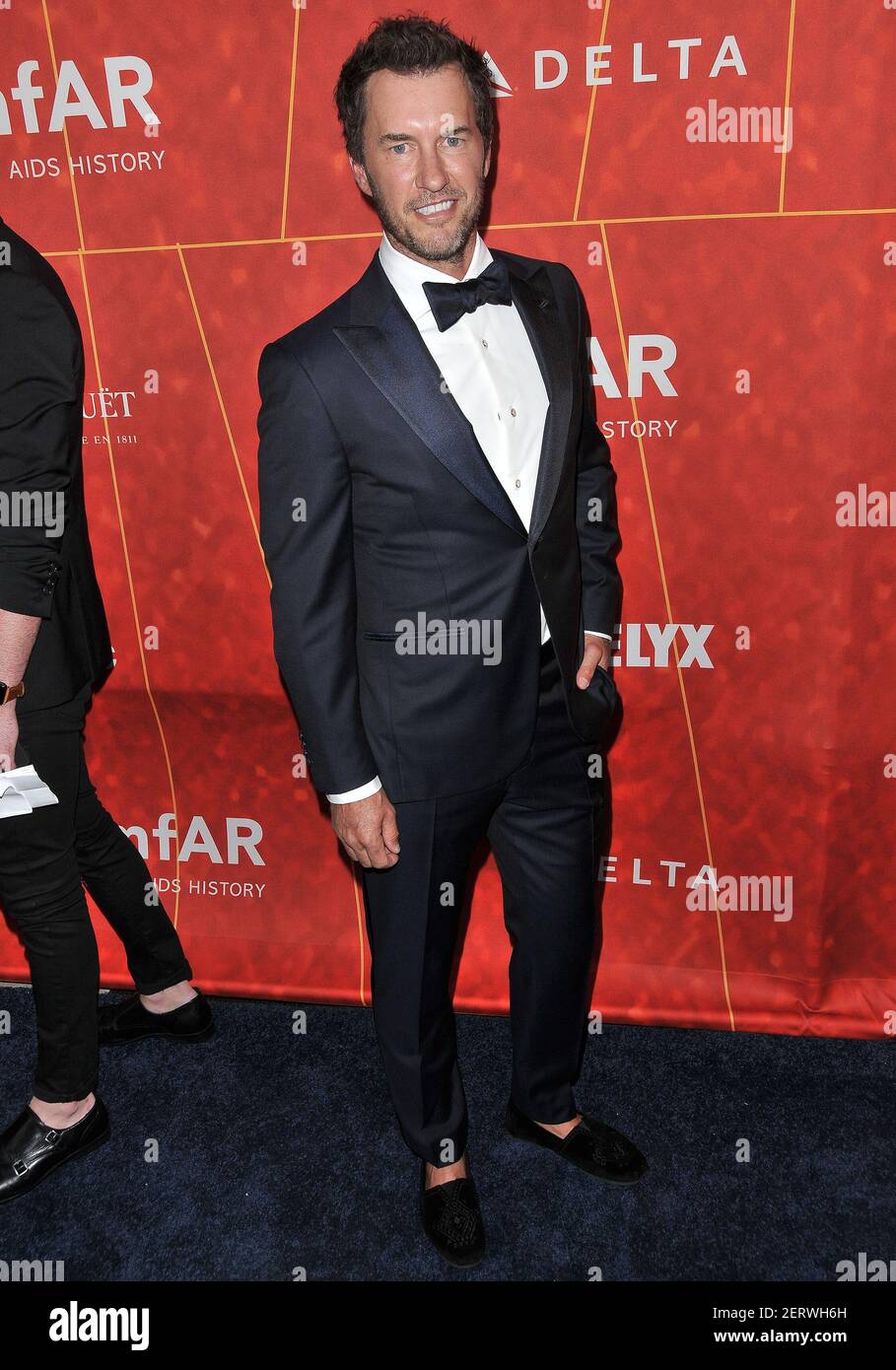 Blake Mycoskie arrives at the amfAR Gala Los Angeles 2018 held at the ...